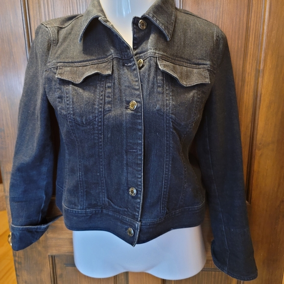 Talbots | Jackets & Coats | Talbots 8p Dark Denim Jean Jacket P2p 8 L ...